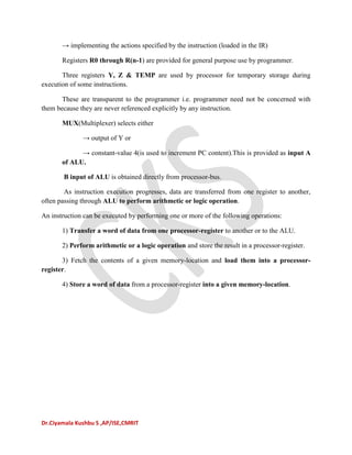 BCS302-DDCO-basic processing unit-Module 5- VTU 2022 scheme-DDCO-pdf | PDF