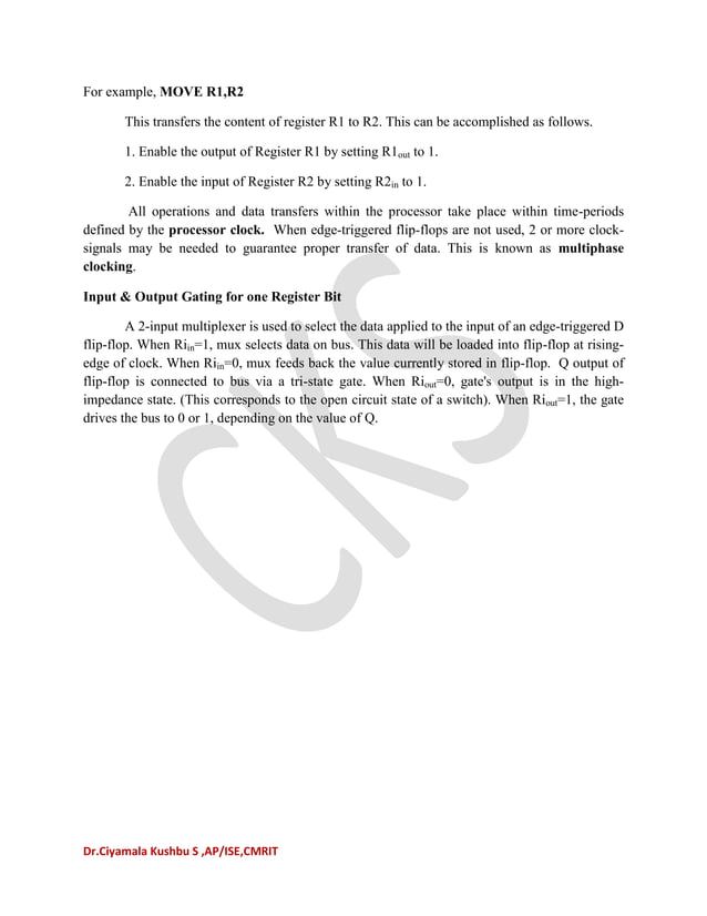 BCS302-DDCO-basic processing unit-Module 5- VTU 2022 scheme-DDCO-pdf | PDF