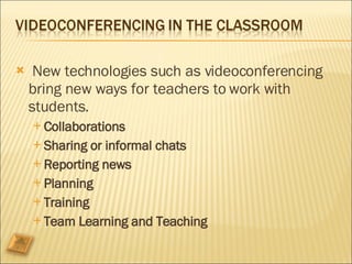 videoconferencing | PPT | Web Conferencing | Computer Software and Applications