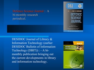 DESIDOC | PPT | Technology & Computing