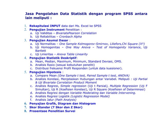 olah data SPSS | PPT