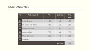 AUTONOMOUS MAZE SOLVING ROBOT | PPTX