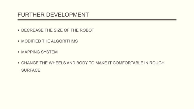 AUTONOMOUS MAZE SOLVING ROBOT | PPTX