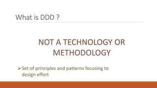 Domain Driven Design(DDD) Presentation | PPTX
