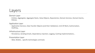 Domain Driven Design(DDD) Presentation | PPTX