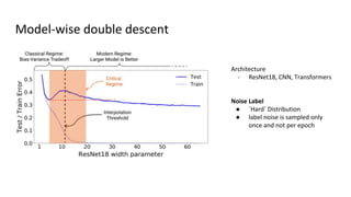 Deep Double Descent | PPT