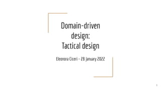 DDD - 2 - Domain Driven Design: Tactical design.pdf