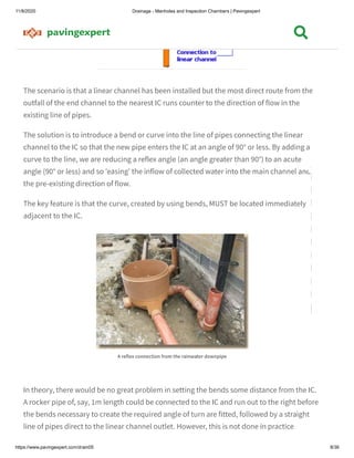 Prepare drawing for drainage line plan for campus showing following ...