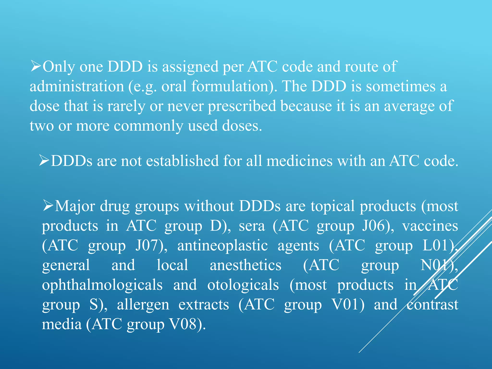 Defined daily dose-DDD | PDF