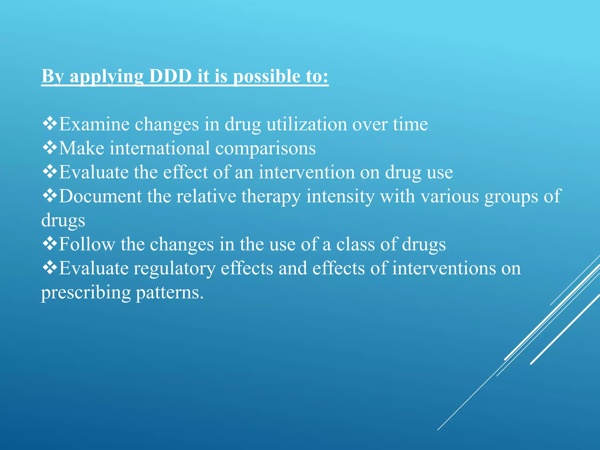 Defined daily dose-DDD | PDF