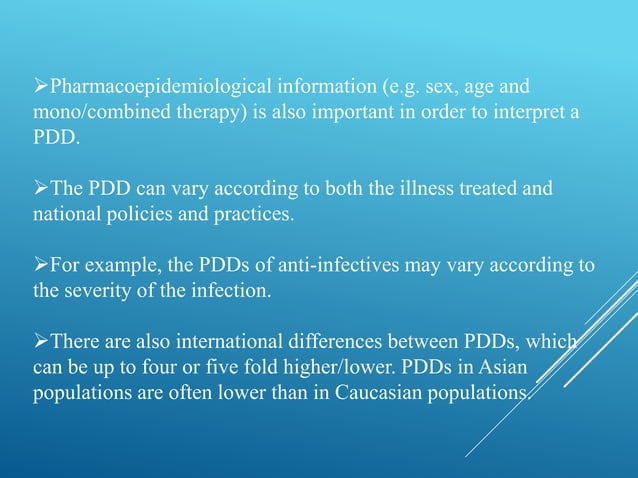 Defined daily dose-DDD | PDF