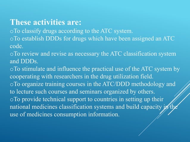 Defined daily dose-DDD | PDF