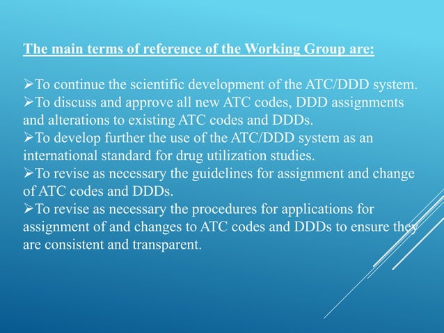 Defined daily dose-DDD | PDF