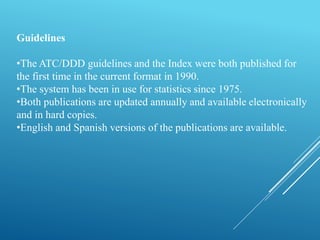 Defined daily dose-DDD | PDF