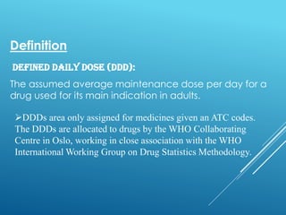 Defined daily dose-DDD | PDF