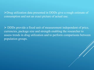 Defined daily dose-DDD | PDF