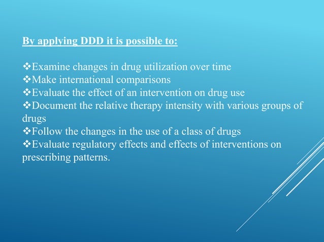 Defined daily dose-DDD | PDF