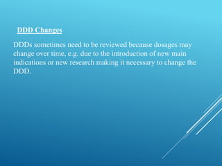 Defined daily dose-DDD | PDF