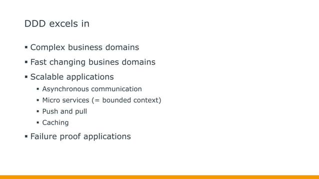 Domain driven design | PPTX