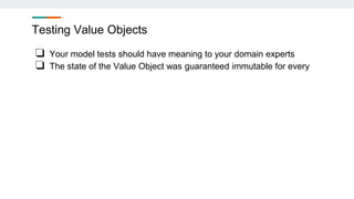 DDD Reading Club Sharing Ch. 6 Value Object | PPT
