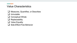 DDD Reading Club Sharing Ch. 6 Value Object | PPT