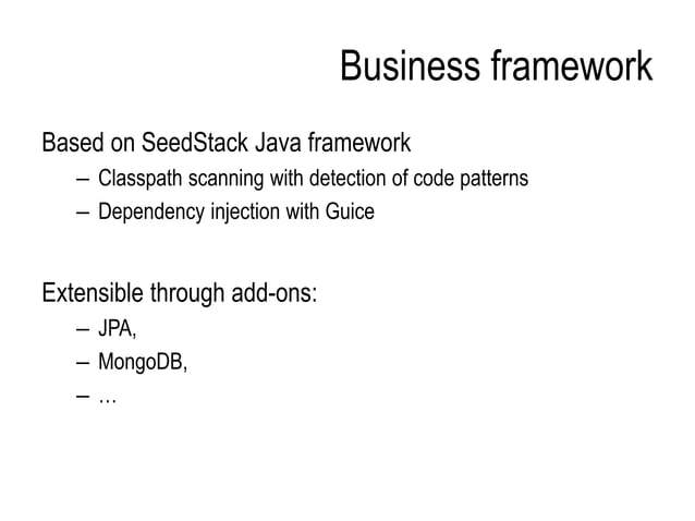 Domain-Driven Design with SeedStack | PPT
