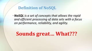 NoSQLDatabases | PPT