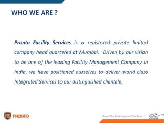 Pronto -Corporate Presentation | PPTX