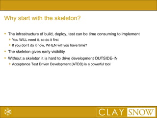 Unit Testing, TDD and the Walking Skeleton | PPT