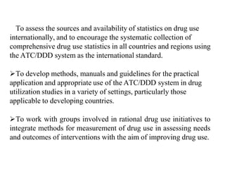 Defined Daily Dose (DDD) ATC codesDDD 4-2.pptx