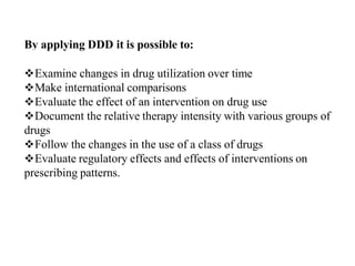 Defined Daily Dose (DDD) ATC codesDDD 4-2.pptx