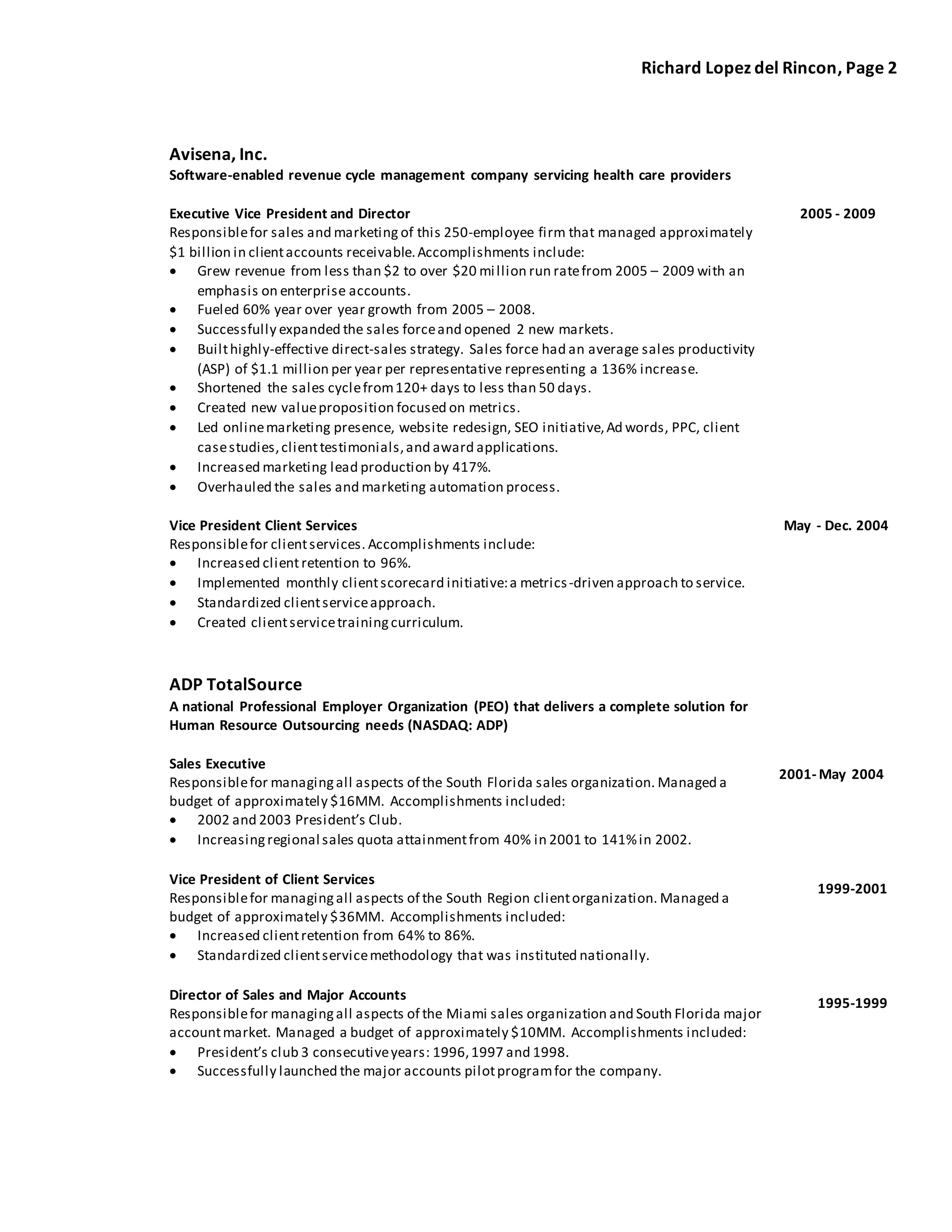 Richard Lopez del Rincon Resume | DOCX