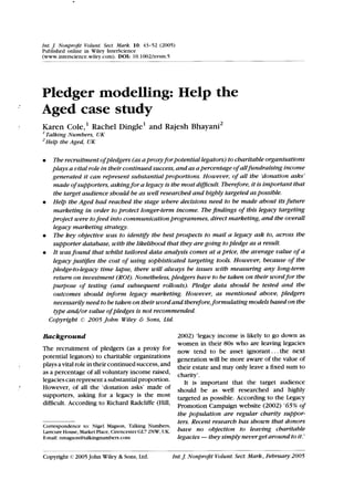 Pledger Model Paper.PDF | Business | Business and Finance