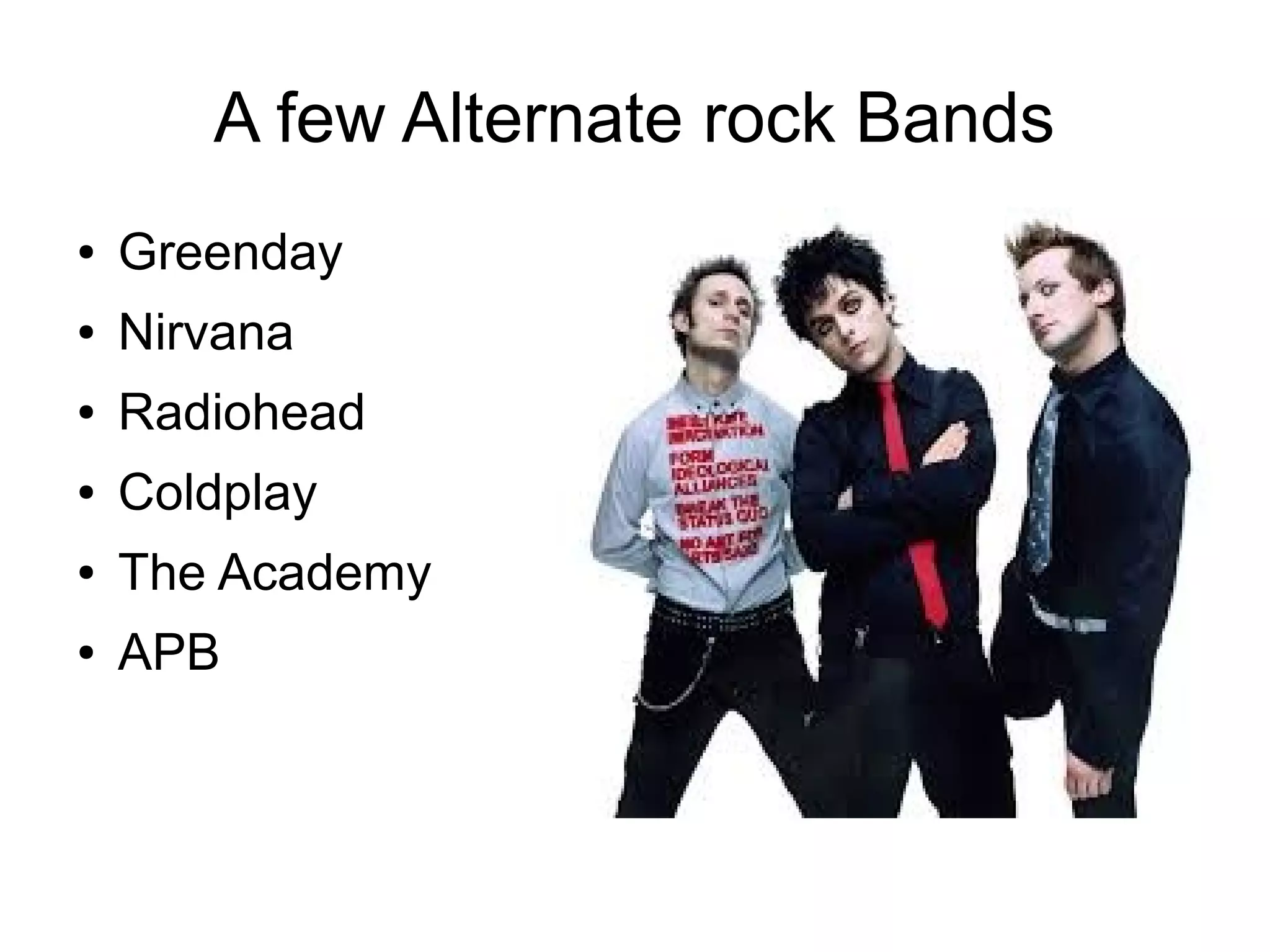 Media Studies alternate rock | ODP