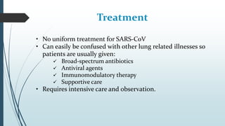 Severe Acute Respiratory Syndrome (SARS) | PPTX