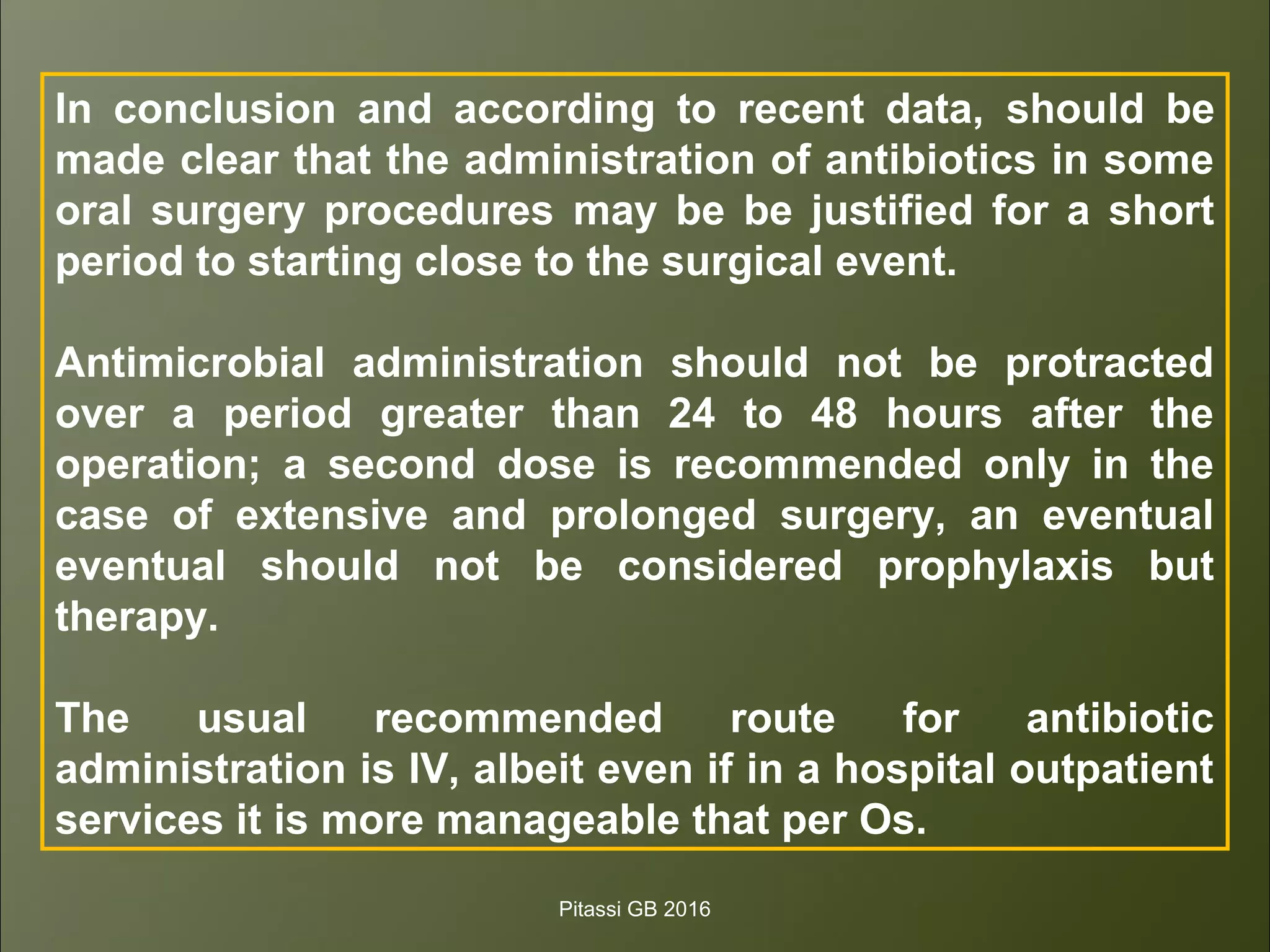 Prophylaxis & Prevention of Postoperative Surgical Wound Infections in ...