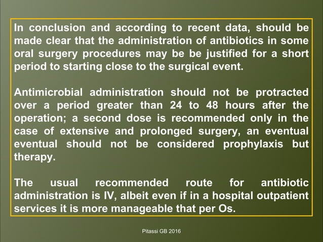 Prophylaxis & Prevention of Postoperative Surgical Wound Infections in ...