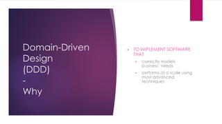 Domain Driven Design (Ultra) Distilled | PPT