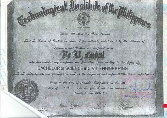 DFA School Certificate | PDF