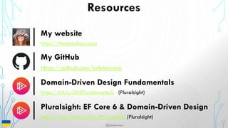 "Applying DDD Thinking to EF Core Search Filters", Julie Lerman | PDF