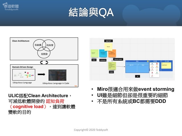 DDD + Clean Architecture: 從需求到實作 | PPT