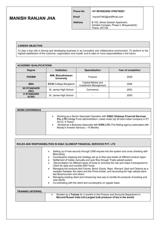 Resume | PDF