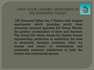 DD Diamond Valley Apartments in kakkanad | PPT