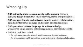 Introduction to Domain-Driven Design | PDF