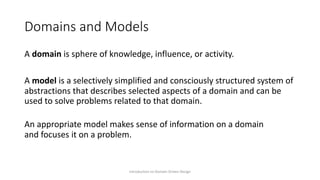 Introduction to Domain-Driven Design | PPT