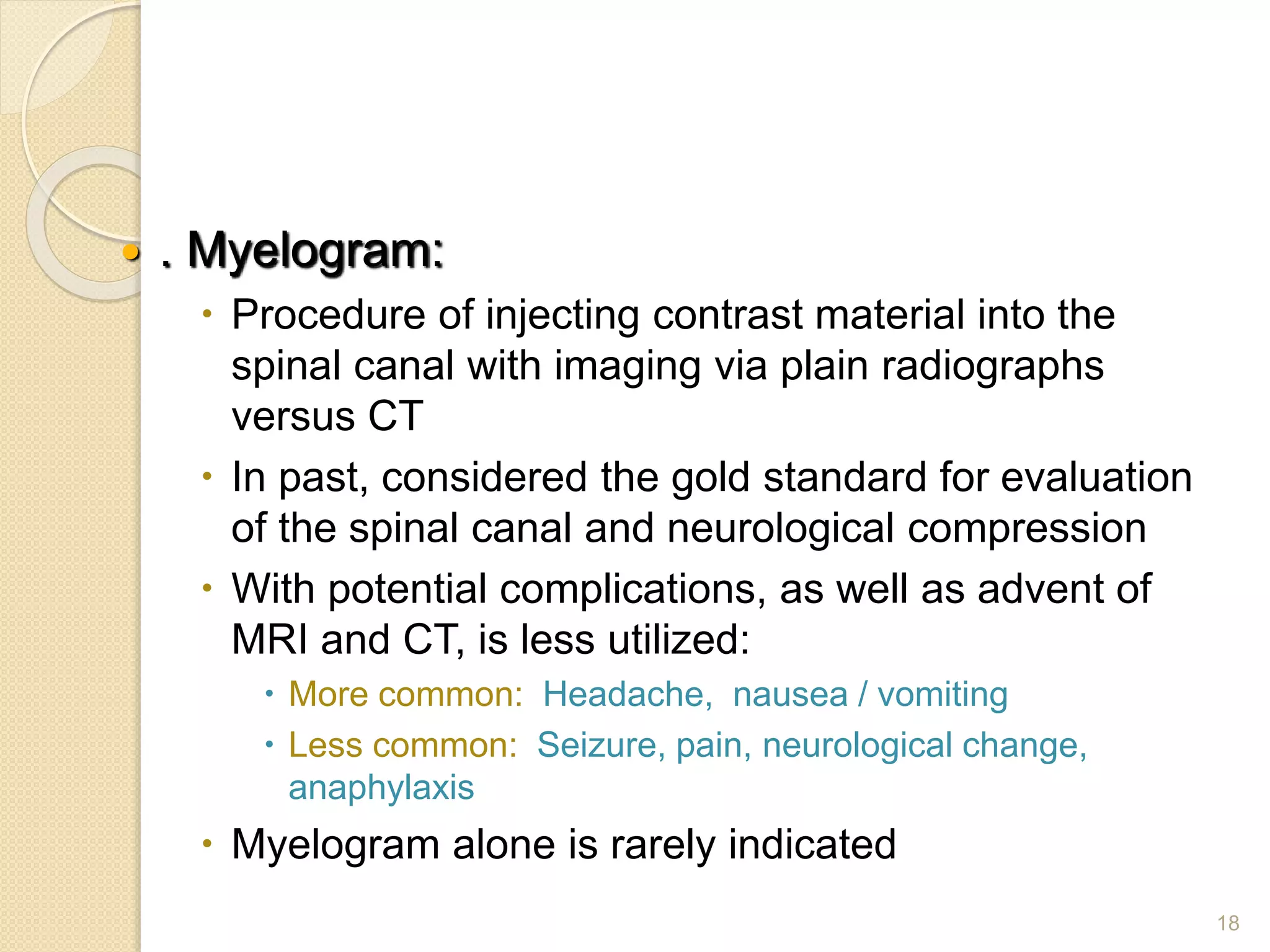 Degenerative disease of the spine | PPTX