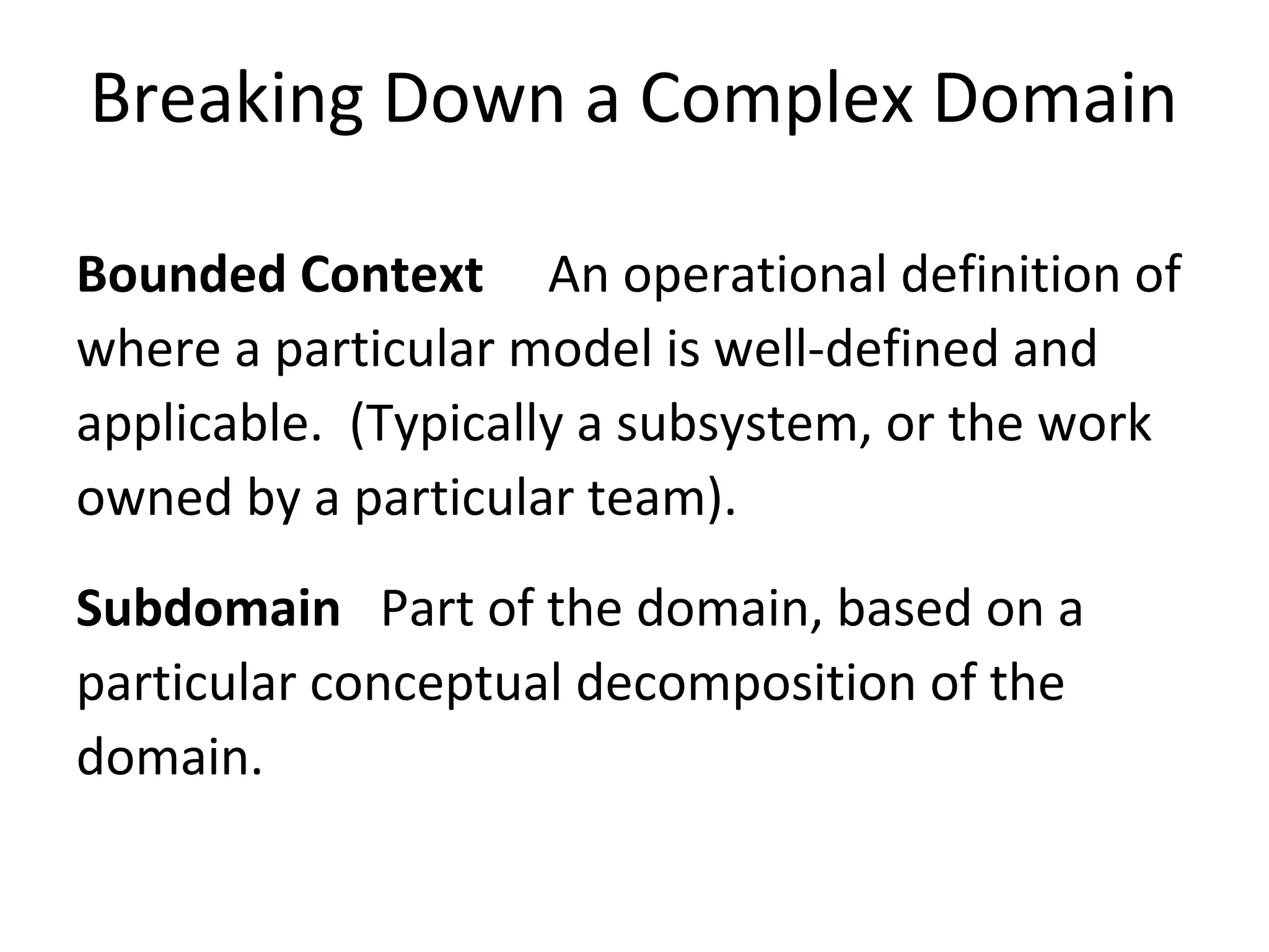 Domain Driven Design (DDD) | PPT