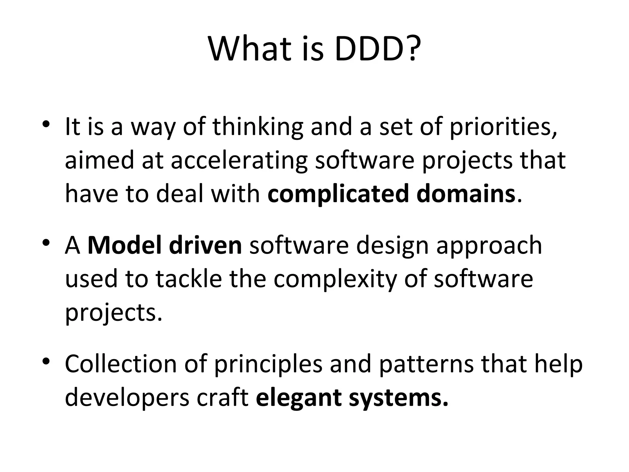 Domain Driven Design (DDD) | PPT