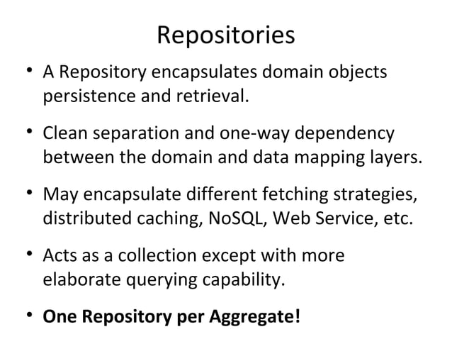 Domain Driven Design (DDD) | PPT | Computing | Technology & Computing