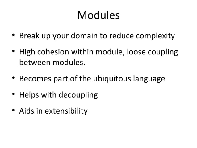 Domain Driven Design (DDD) | PPT | Computing | Technology & Computing